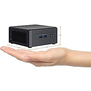 Intel NUC 11 Pro NUC11TNHi5 Tiger Canyon Home & Business Mini PC Mini Desktop 11th Gen Intel® Core™ i5-1135G7 Processor Upto 4.2 GHz Turbo,4 Cores,8 Threads,8 MB L3 Cache(No RAM&SSD)