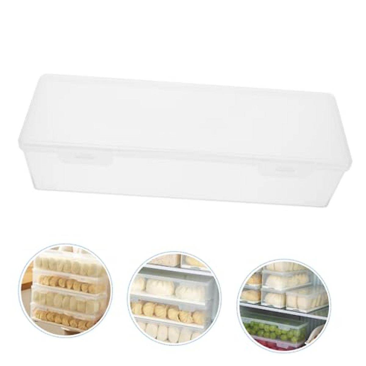 GREENADSCAPE Food Storage Containers Dividers Pasta Food Storage Box Sealing Food Boxes for Refrigerator
