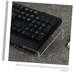 MAGICLULU work supplies computer desk stand keyboard stand Tilted Keyboard Rack Keyboard Stand support frame supplies bracket desktop keyboard desktop advanced human body universal