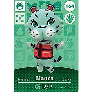 Nintendo Animal Crossing Happy Home Designer Amiibo Card Bianca 164/200 USA Version by Nintendo
