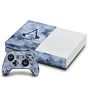Head Case Designs Officially Licensed Assassin's Creed Glacier Logo Rogue Key Art Vinyl Sticker Gaming Skin Decal Cover Compatible With Xbox One S Console and Controller Bundle