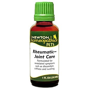 Newton Homeopathics Pets Rheumatic ~ Joint Care - 1 Oz Liquid