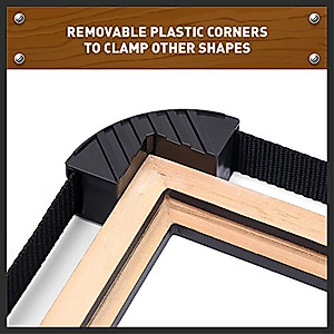 HORUSDY Band Clamp, Woodworking Frame Clamp Strap Holder for Picture Strap Clamp Strap Clamp