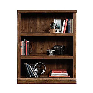 Sauder Miscellaneous Bookcase, L: 35.28" x W: 13.23" x H: 43.78", Grand Walnut finish