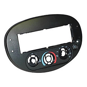 Scosche FD136010B Compatible with 1997-00 Ford Escort / Mercury Tracer Intergrated Control Panel DIN Dash Kit Black, w/complete harness incl.
