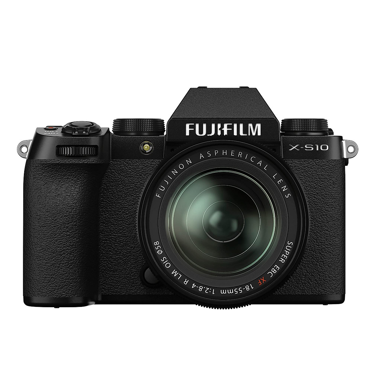 Fujifilm X-S10 Mirrorless Digital Camera with XF 18-55mm f/2.8-4 R Lens Kit Bundle and Essential Accessory (5 Items)