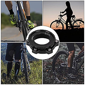 QIMIT Center Lock Adapter, Strong Bicycle Accessories Brake Rotor for 15mm / 5.9in Hub Axles for 12mm / 4.7in for 9mm / 3.5in