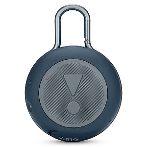 JBL Clip 3, Blue - Waterproof, Durable & Portable Bluetooth Speaker - Up to 10 Hours of Play - Includes Noise-Cancelling Speakerphone & Wireless Streaming