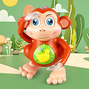 Toyvian Monkey Musical Toy Educational Toy Musical Baby Toys Dancing Monkey Toy Dancing Animal Musical