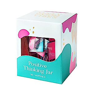 Only Good Vibes Positive Thinking Jar track to your challenges and goals, gives positive boost and motivates you, your friends and others that you care for every day