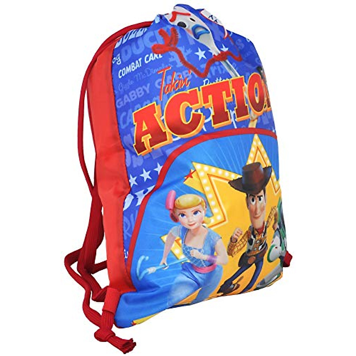 Disney Toy Story 4 Tote 15" Sling Bag Woody Buzz Bo Peep Forky Print