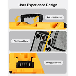 TeenPower DCB104 Replacement for Dewalt 12/20V Max Battery Charger Station
