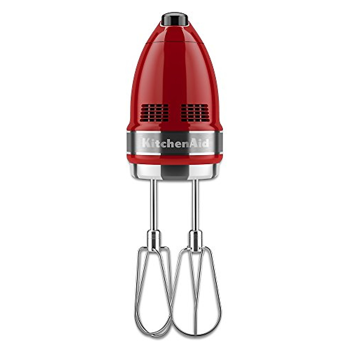 KitchenAid KHM7210ER 7-Speed Digital Hand Mixer with Turbo Beater II Accessories and Pro Whisk - Empire Red & Variable Speed Corded Hand Blender - KHBV53