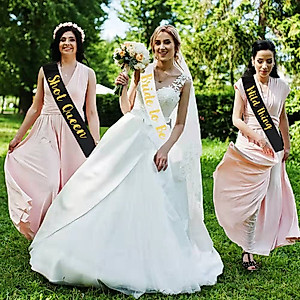 Ranp 12 Pack Bride to be Sash and Bachelorette Sashes for Bridesmaid,Funny Bachelorette Party Favors,Decorations for Bridal Party,Bridal Shower