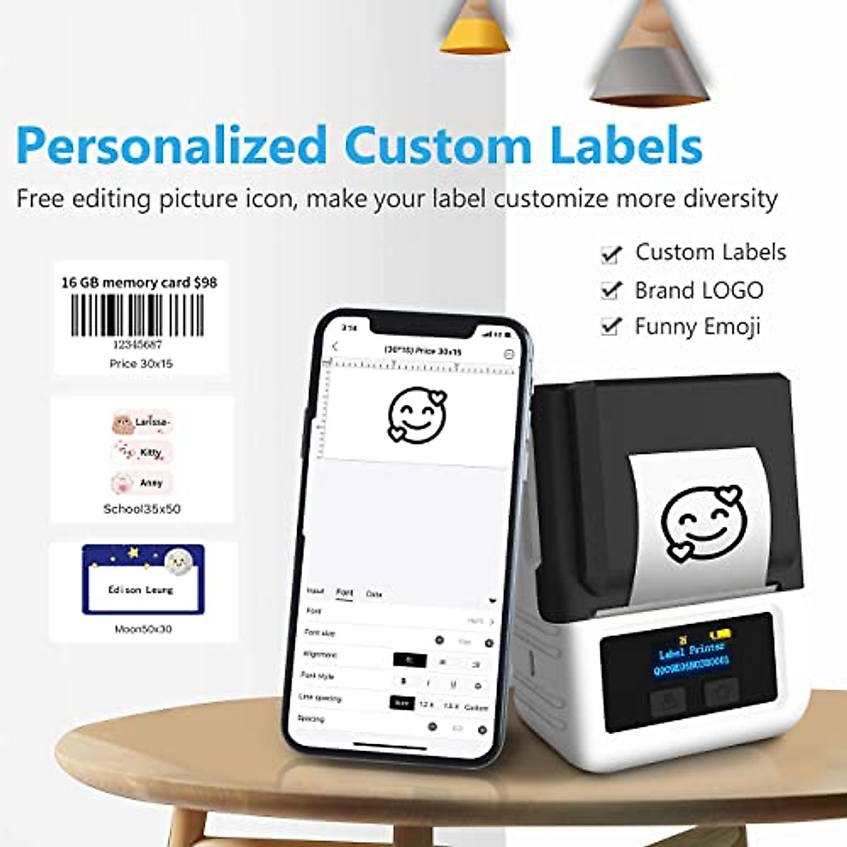 Get the Mini Bluetooth Thermal Label Maker | Inkless, Portable