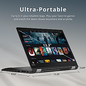 Lenovo ThinkPad L13 Yoga 2-in-1 13.3" FHD Touchscreen Laptop, Intel i5-1145G7, 16GB RAM, 2TB SSD, Intel ‎Iris Xe Graphics, Fingerprint Reader, Backlit Keyboard, Win 11 Pro, Black, 32GB USB Card