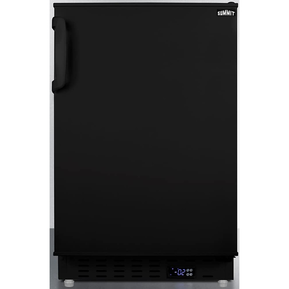 Summit Appliance ALFZ37B Built-in Undercounter ADA Compliant Residential All-Freezer in Black, Door Storage, Temperature Alarms, Open Door Alarm, Adjustable Thermostat and Manual Defrost