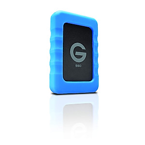 G-Technology 1TB G-DRIVE ev RaW SSD Portable External Storage with Removable Protective Rubber Bumper - USB 3.0 - 0G04759-1