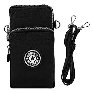 Lightweight Roomy Pockets Smartphone Bag Purse Wallet Crossbody Bag for iPhone SE 2020 iPhone 13 iPhone 12 Mini 11 Pro Max XR XS Max Google Pixel 6 5a 4a 5G 4