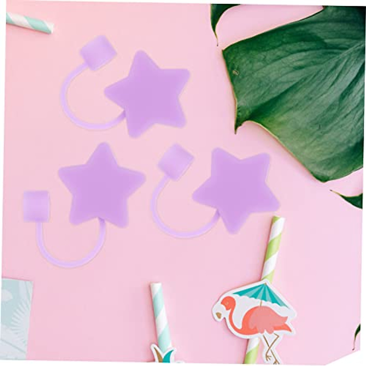 VALICLUD Soft Rubber Straw Stopper Straws for Tumblers Silicone Straw Tumbler Straws Silicone Straw Tips Cover Drinking Straw Cover Rubber Straws Tips Reusable Drinking Straw Tips 8mm 3pcs