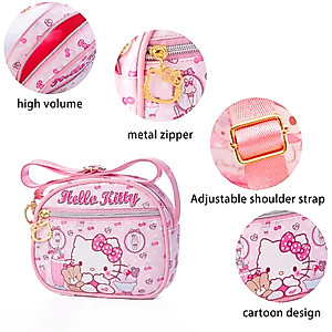 Cute Small Crossbody Purse | Mini Soft PU Leather Messenger Shoulder Bag | Lovely Gift for Her | A-g-e-s 3-6