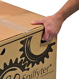 NPS Spilfyter B005BI50DS Universal Sorbent MRO Single Weight Absorbent Pad, 18" Length, 16" Width, Gray, Pack of 200