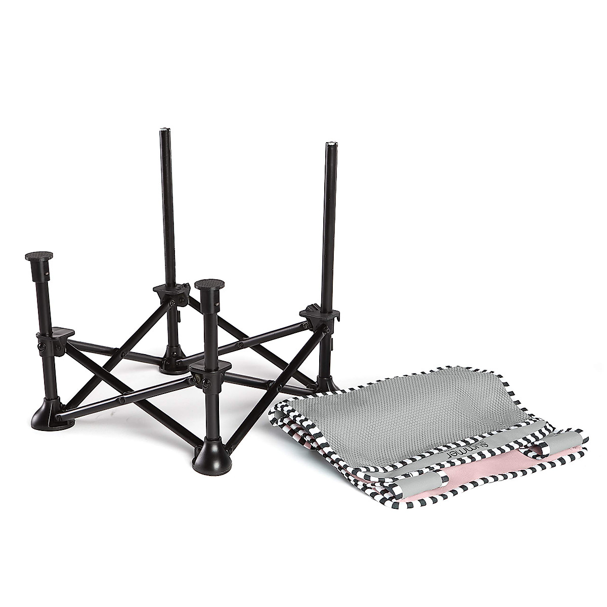 Summer Infant Pop ‘n Sit SE Booster Chair, Sweet Life Edition, Booster Seat for Indoor/Outdoor Use – Fast, Easy and Compact Fold, Bubble Gum Color