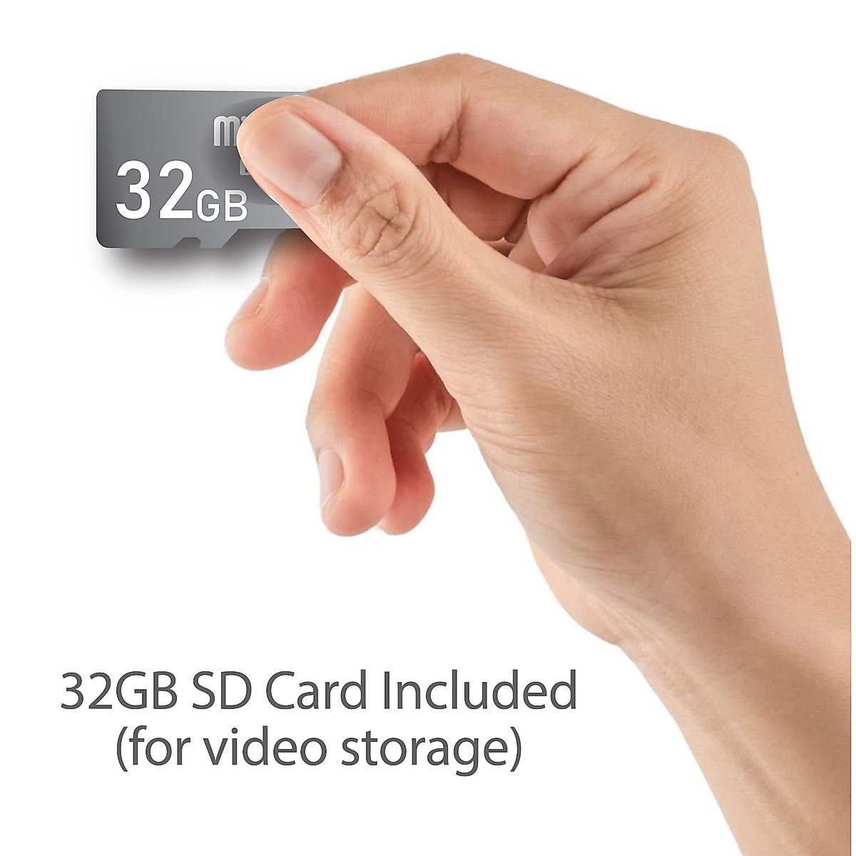 OSI Smart Security Bullet Camera Outdoor 1080P HD,WiFi Cameras, Home Security Cameras, AI Human Detection, Two-Way Audio, Night Vision,Compatible with Alexa, Google,32GB SD Card Included/Cloud StoragE