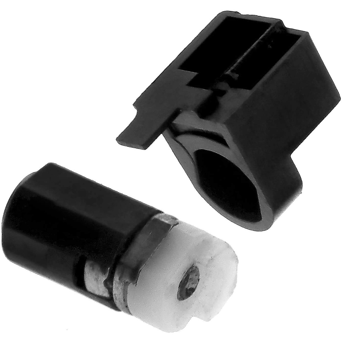 Replacement Shell Housing Bottom Middle Plastic Frame Black Compatible for Nintend 3DS LL/XL + Hinge Parts