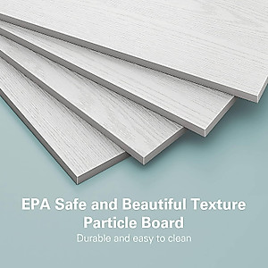 Denkee Kitchen Bakers Rack, Industrial 5-Tier Microwave Oven Stand, Freestanding Kitche