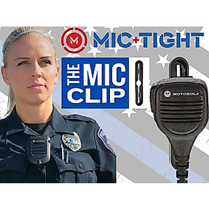 The Mic Clip - Best Police Radio Mic Clip by Mic+Tight