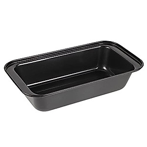 RORPOIR Bread Pan Non Stick Baking Sheet Metal Dies Baking Toast Mold Kitchen Loaf Pan Handle Design Bread Mold Carbon Steel Metal Toast Box Black Bread Pan