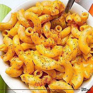 Fiber Gourmet Pasta - Light Elbow Pasta - Low Net Carb, Fiber-Rich, Low Calorie, Healthy Pasta - Made in Italy, Kosher, Vegan, Non-GMO - 8 Oz, Pack of 6