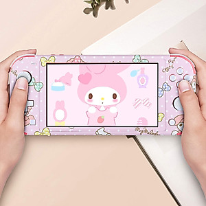 DLseego Switch Lite Skin Cute Animals Pattern Full Wrap Skin Protective Film Sticker Design for Switch Lite-Melody