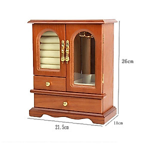 n/a Jewelry Display Storage Foldable Case For Wedding Ring Bracelet Earrings Necklace Jewellery Gift Organizer Box ( Color : 2 , Size : As the picture shows )