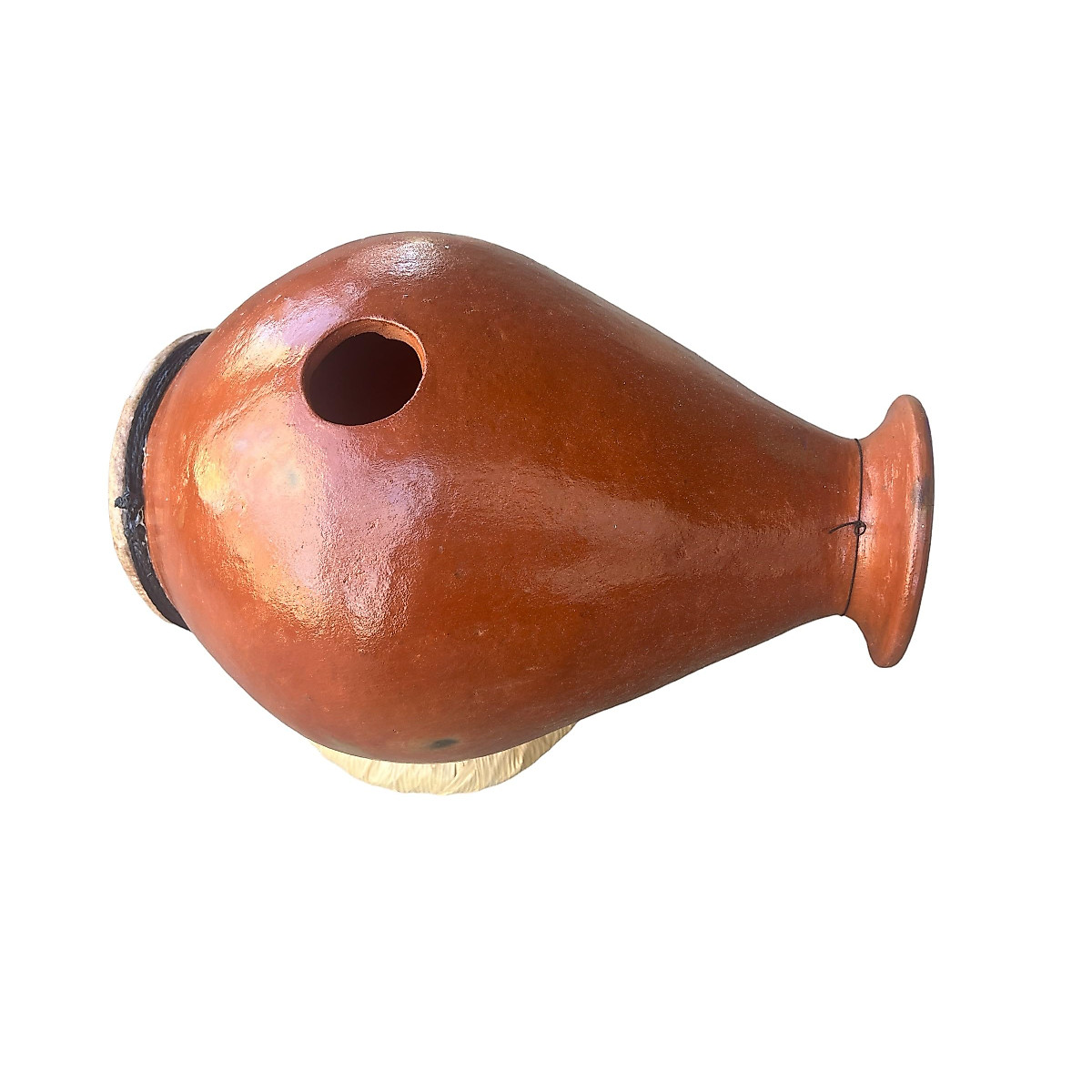 Udu clay drum with goat skin (Udu)