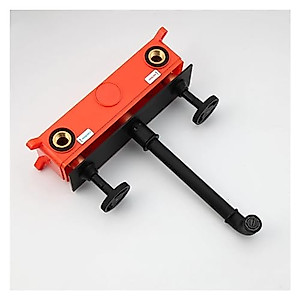 MIYANXI Matte Black Bathroom Faucet Wall Mounted Basin Sink Bathtub Industrial Unique Design Mixer Water Tap with Embedded Box,Kitchen Sink Faucet, WJ5501