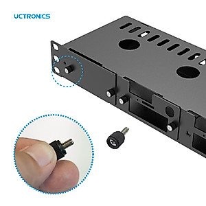 UCTRONICS Blank Cover for Complete Ultimate Rack Mount for Raspberry Pi, 2 Pack