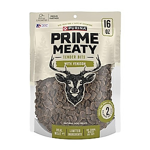 Purina Prime Meaty Tender Bits with Venison All Natural Dog Treats - 16 oz. Pouch
