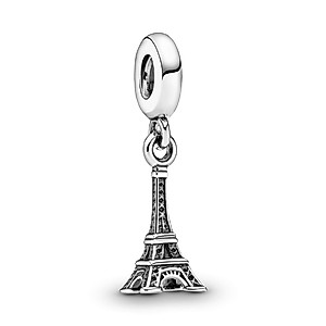Pandora Jewelry Eiffel Tower Sterling Silver Charm, No Box