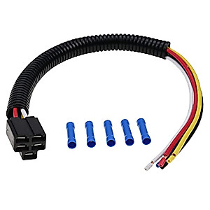 DVPARTS 5 Pin 18" Ignition Key Switch Wiring Harness M90206 Compatible with John Deere, Cub Cadet, Troy-Bilt, Toro, Exmark, Hustler, Ariens Gravely Simplicity Snapper Murray Garden Lawn Tractor