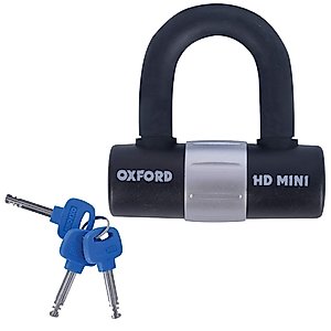Oxford - HD Mini Shackle Lock Black (OF161)