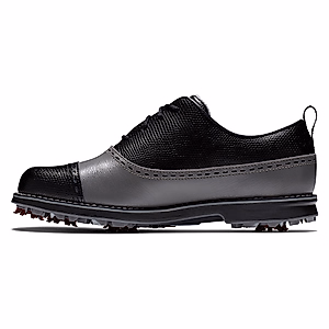 FootJoy Women's Premiere Series Golf Shoe, Charcoal/Black, 7
