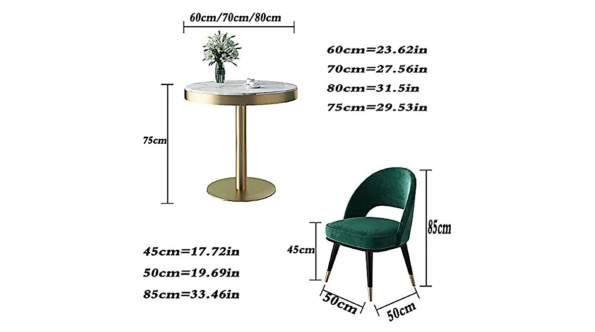 Office Business Hotel Lobby Dining Table Set with Chairs - Modern & Durable
