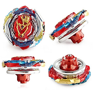 ASVEXKW Bey Battling Tops Box Set for Kids, Burst Gyro Blade Toys 10 Spinning Tops + 2 Two-Way Launcher with Portable Box, Gift for Kids Children Boys