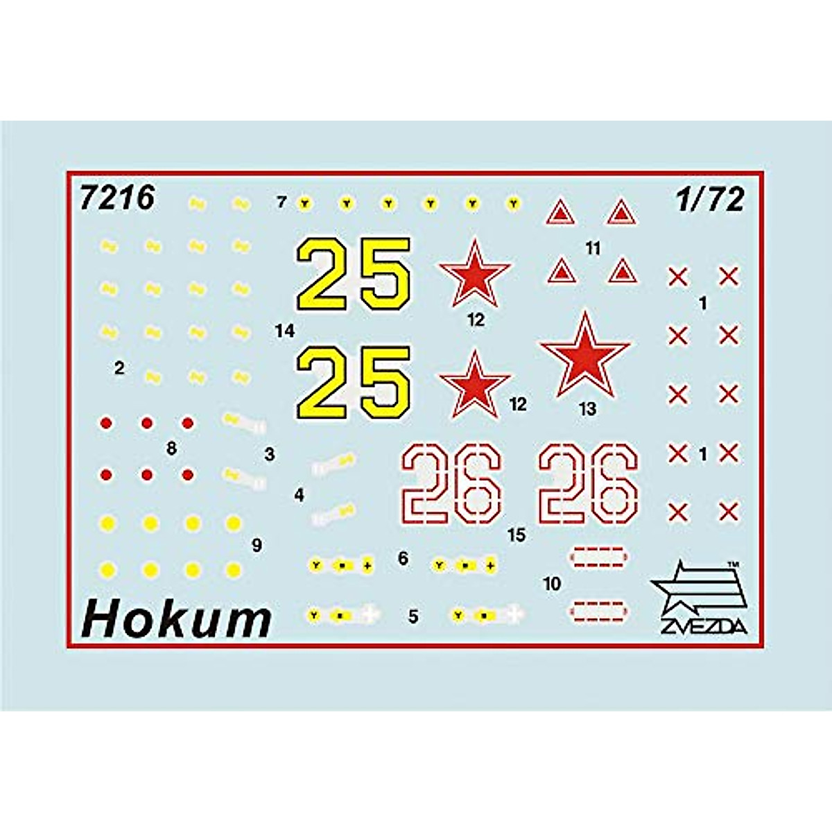 Zvezda 500787216 500787216-1:72 Russian Attack Helicopter Hokum Plastic Construction Kit Model Kit Assembly for Beginners Detailed Olive