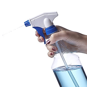 Consolidated Plastics 32 oz Spray Bottle with Leakproof Sprayer, PET (Clear), 12 Pack