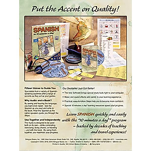 SPANISH in 10 minutes a day BOOK + AUDIO