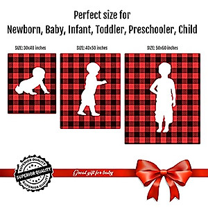 Ussunarts Personalized Baby Name Blanket - Custom Blankets with Name for Boys - Cow Print Blanket – Monogram Baby Name Blanket - Cow Nursery Decor - Cow Kids Bedding, Minky Black/Brown