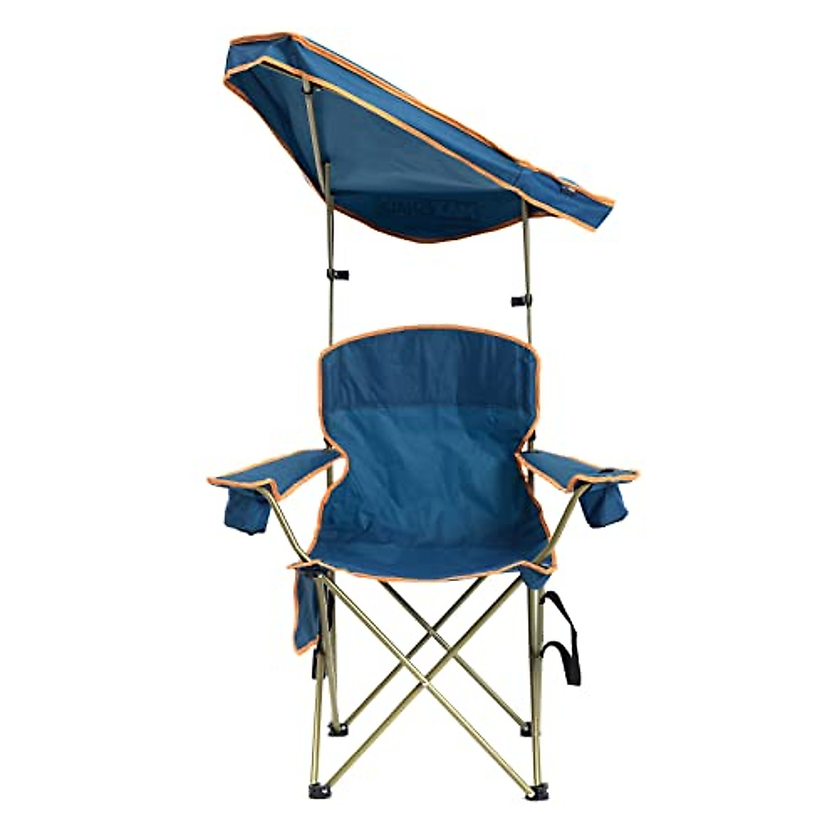 Quik Shade MAX Shade Relaxing Chair With Cup Holders, Foldable, Aluminum, Blue